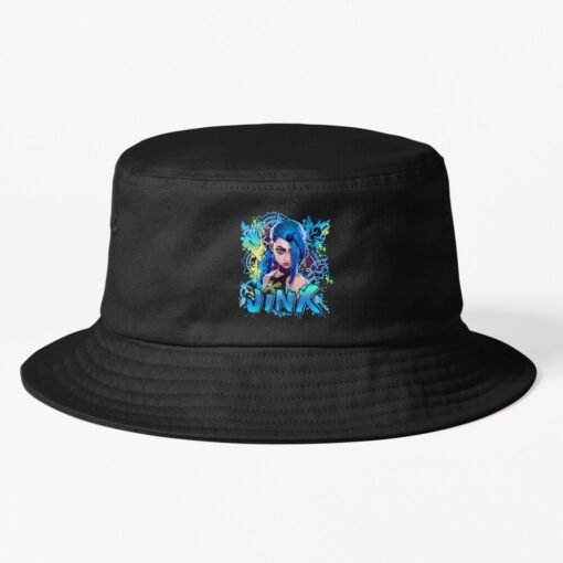 Jinx Arcane Movie Character Bucket Hat | Arcane Merchandise